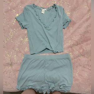 Fashion Nova | Intimates & Sleepwear | Fashion Nova Baby Blue Comfy Pj ...